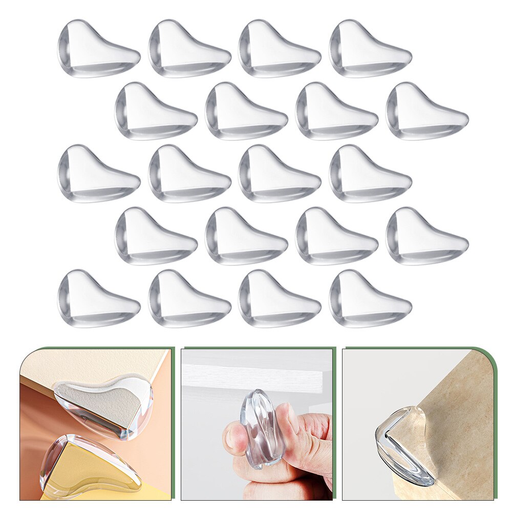 20Pcs High Resistant Corner Guards Adhesive Clear ... – Grandado