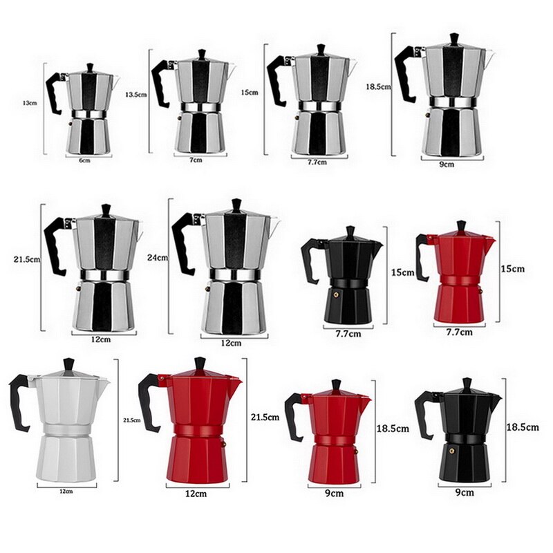 Geyser Coffee Makers 304 Stainless Steel Expresso ... – Vicedeal