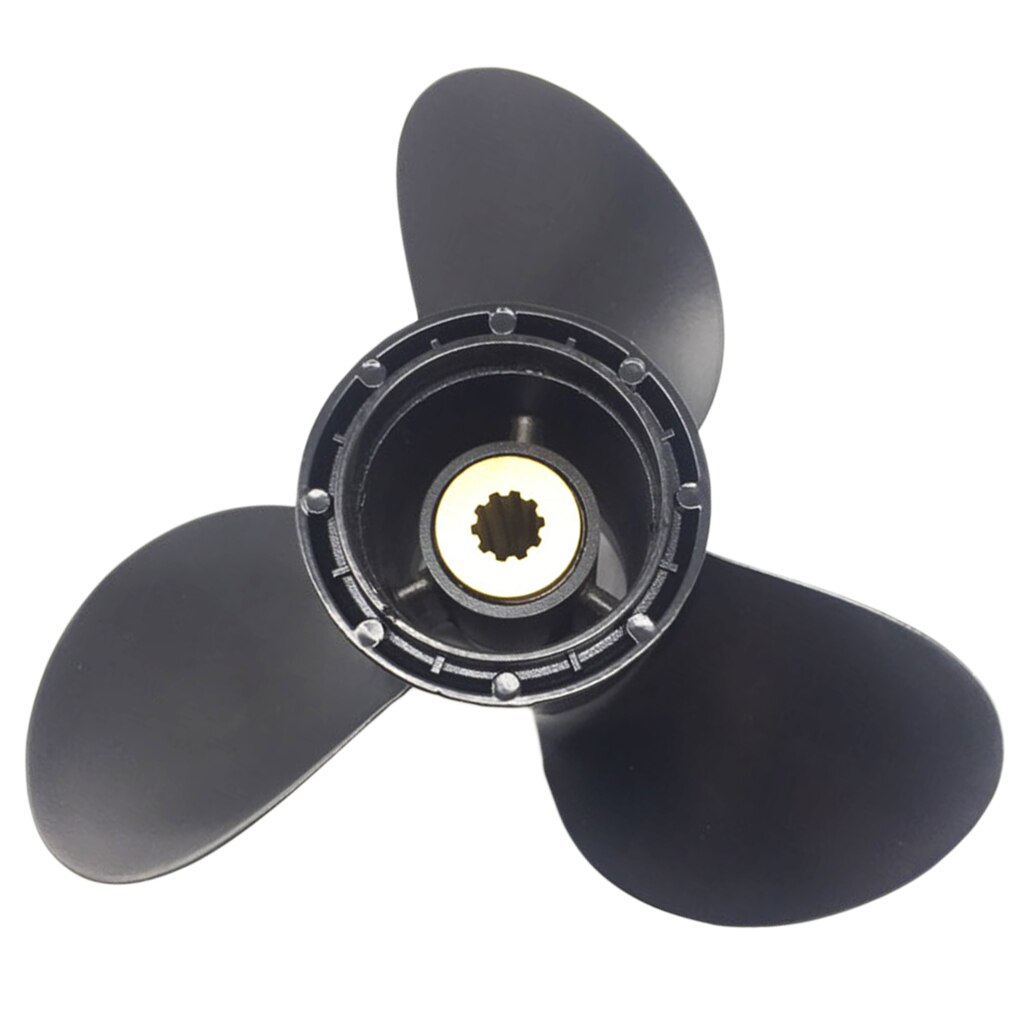 Black Boat PROP PROPELLER 3 Blade Aluminum for Suz... – Grandado