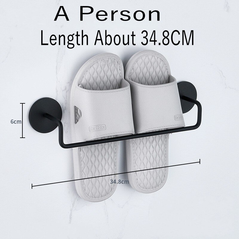 Wall Mounted Slipper Holder Bathroom Hanging Shoes... – Vicedeal