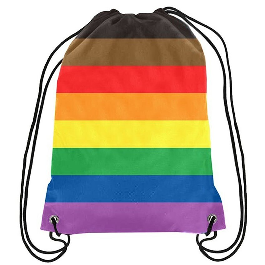 Rainbow With Modified Pride Drawstring Backpack LG... – Vicedeal