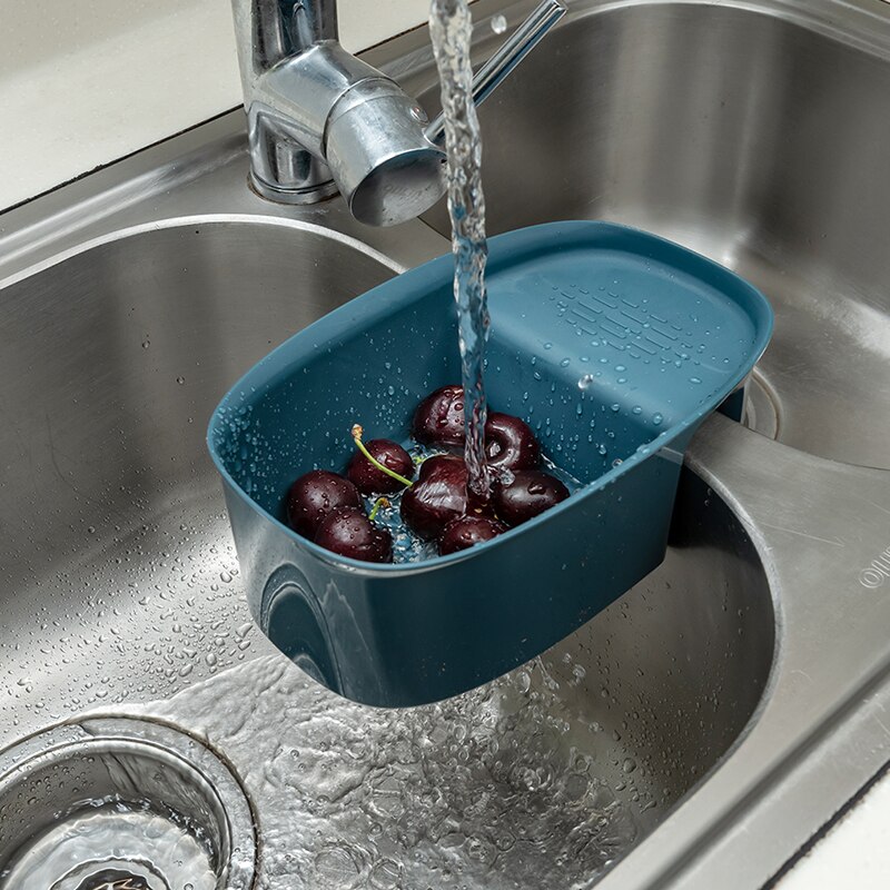 Gootsteenzeefje Fruit Groente Afdruiprek Mand Keuk... – Vicedeal