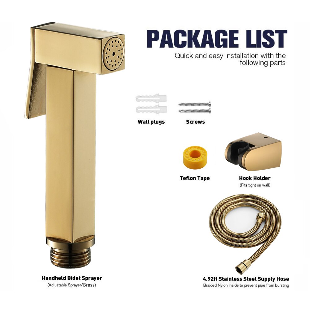 Messing Handheld Bidet Spuit Wc Douche Bidet Douch... – Vicedeal