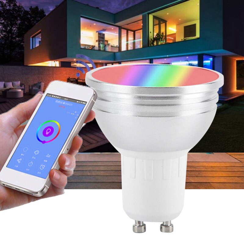 6W WIFI Smart Light Cup RGBW Dimming Smart Light S... – Grandado
