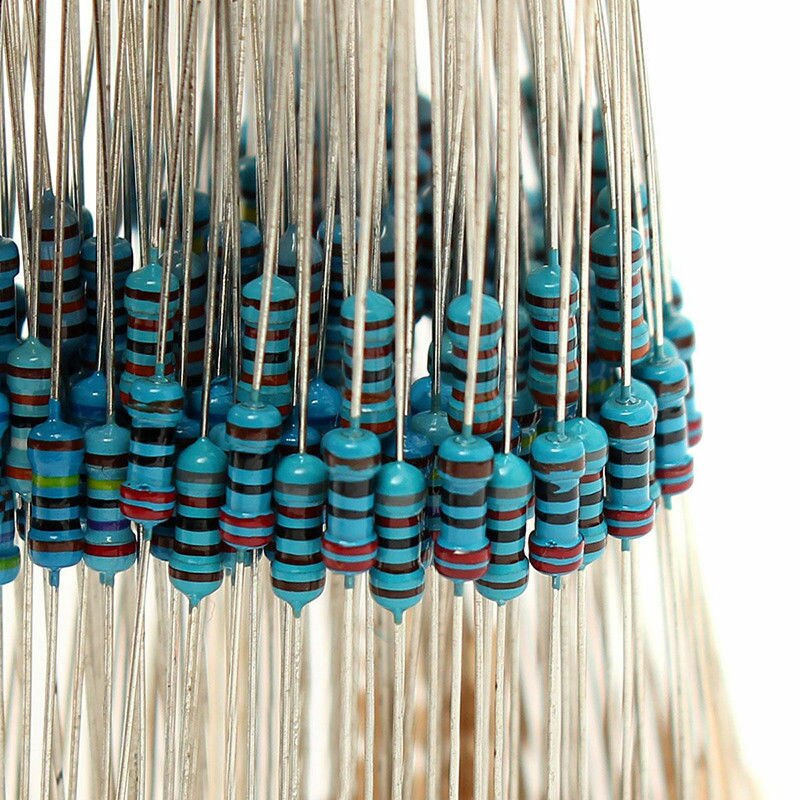 500pcs 50 Values 1/4w 1% Metal Film Resistor Assor... – Grandado