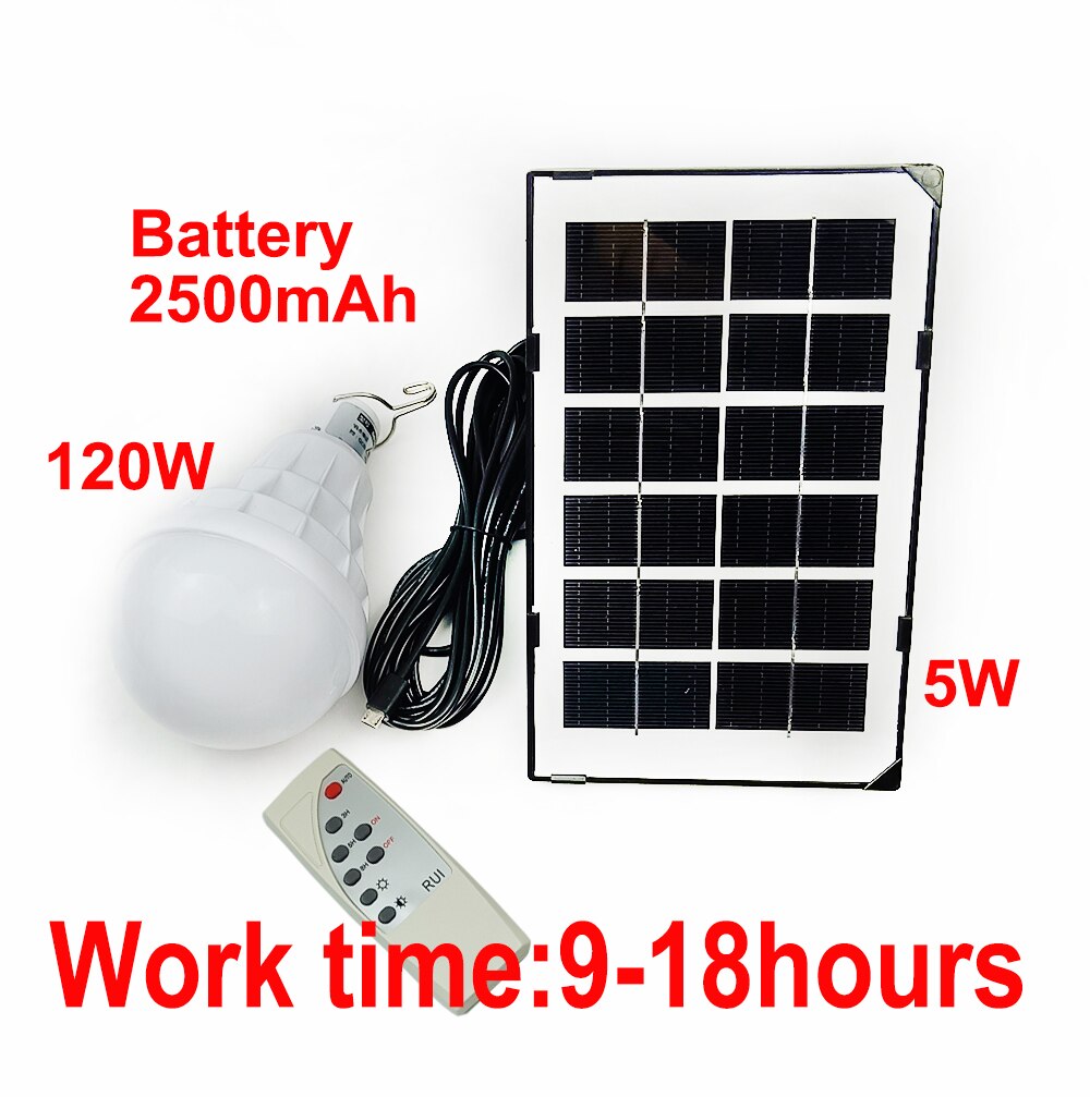 Bombilla LED Solar de carga recargable, lámpara co... – Grandado