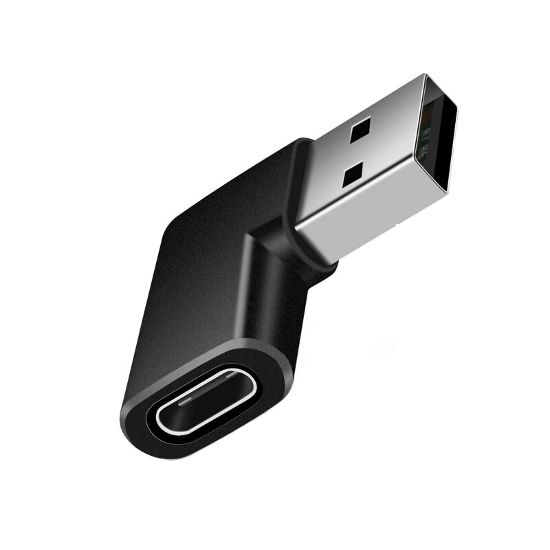 90 Degree USB C Type C Female to USB 3.0 Male Char... – Vicedeal