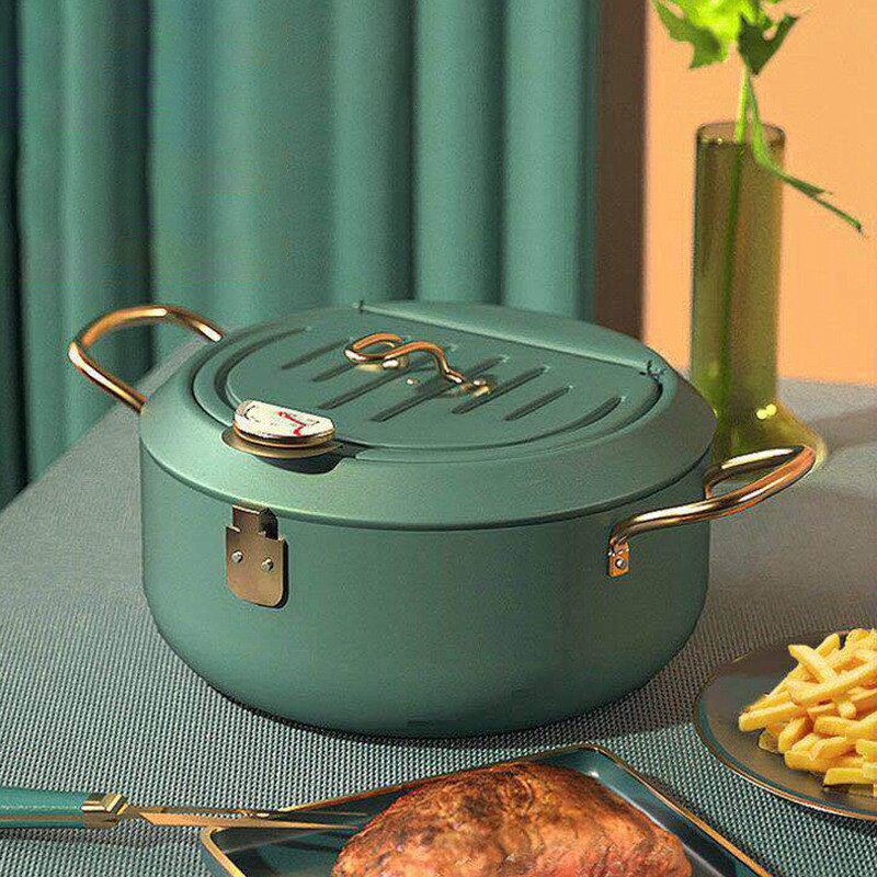 Kitchen Deep Fryer Induction Pan Universal Tempera... – Grandado