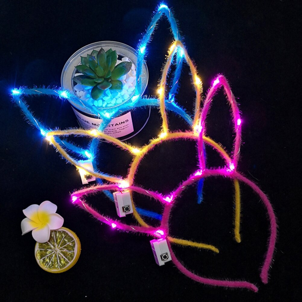 Colours Random Women Girls LED Flashing Hair Hoop ... – Vicedeal