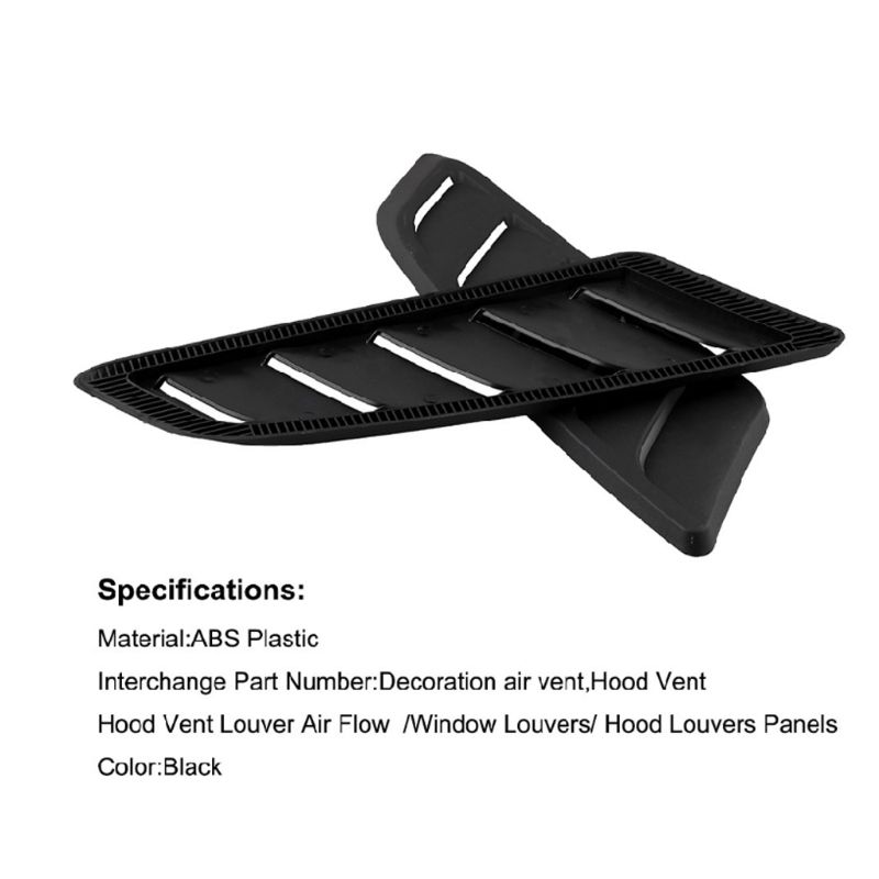 2pcs Universal Car Engine Hood Vent Air Intake Cov... – Grandado