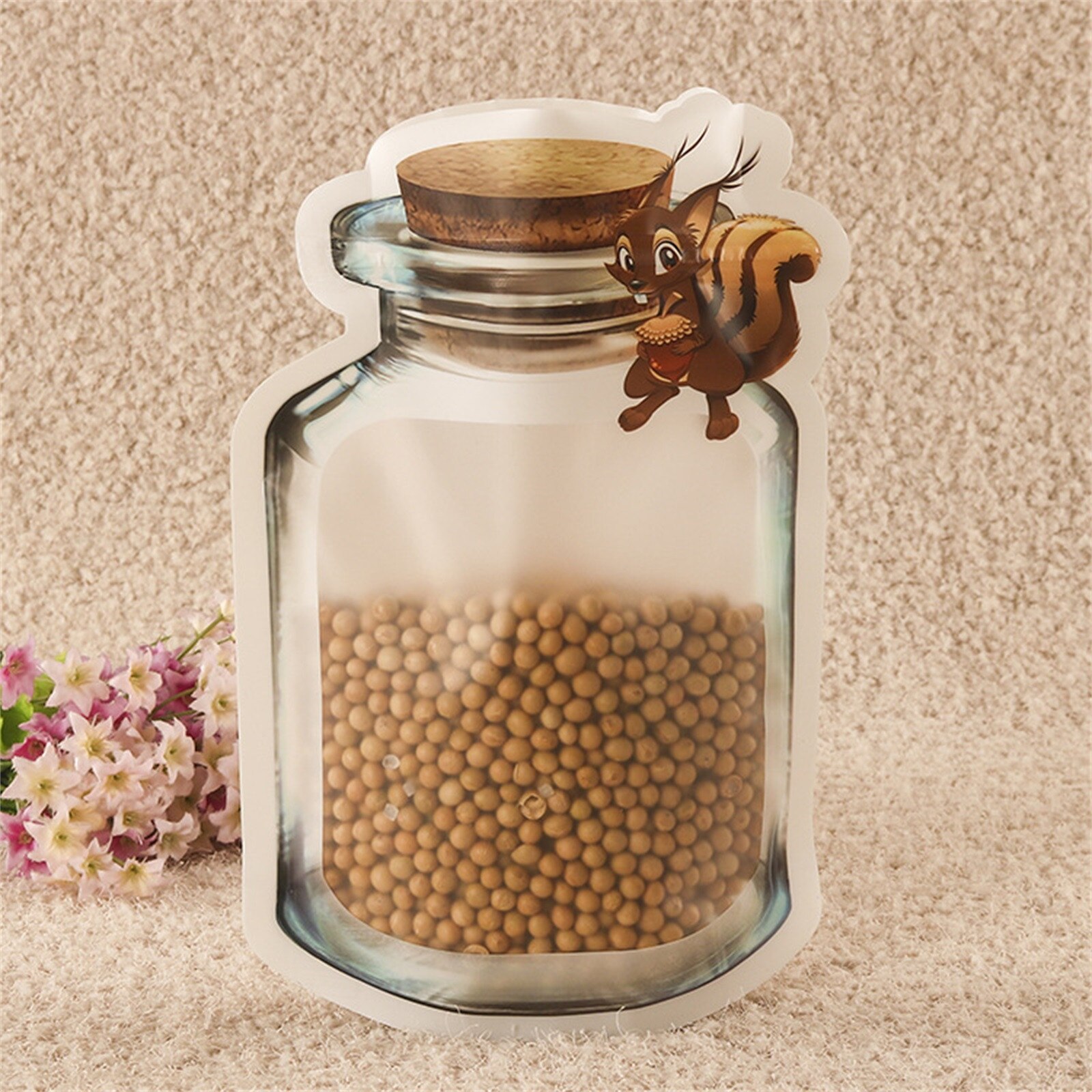 30# Reusable Mason Jar Bottles Bags Snack Packagin... – Vicedeal