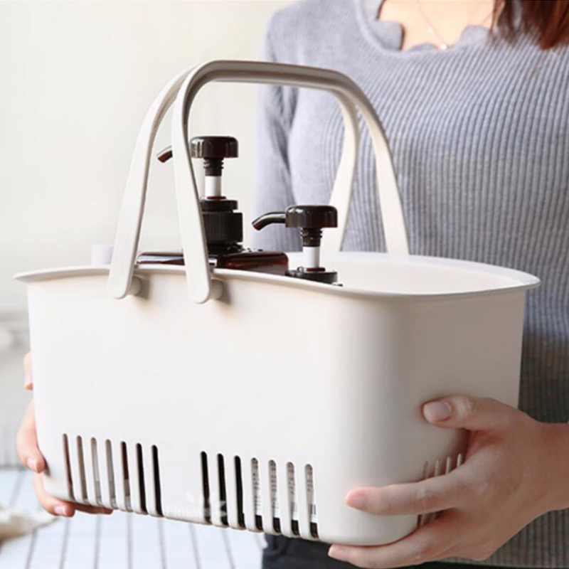 Petal Bath Blue Bath Basket Country Style Portable... – Vicedeal