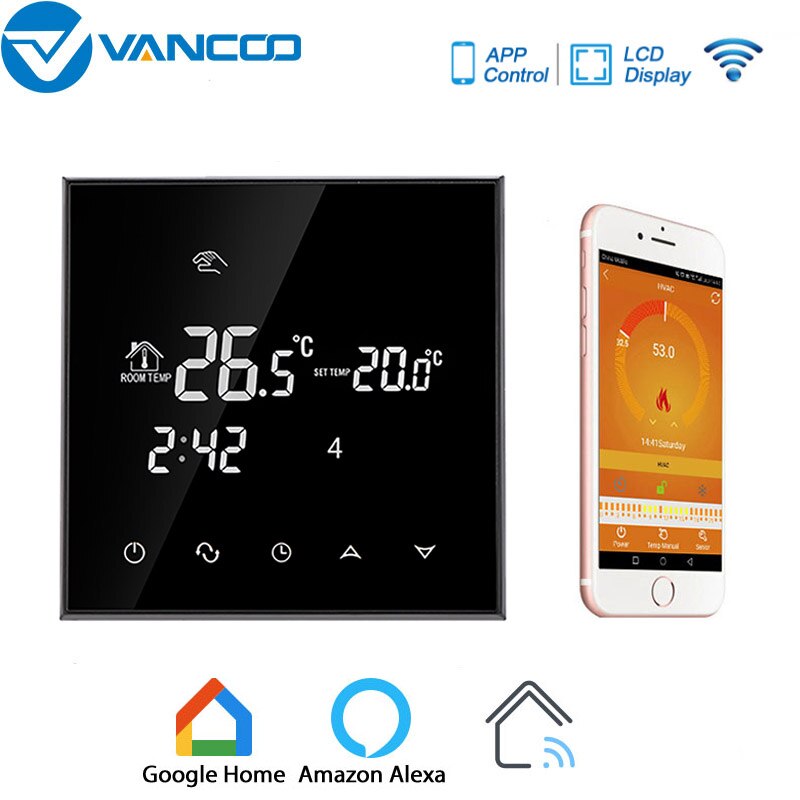 WiFi Smart Thermostat 220V Electric Heating Thermo... – Grandado