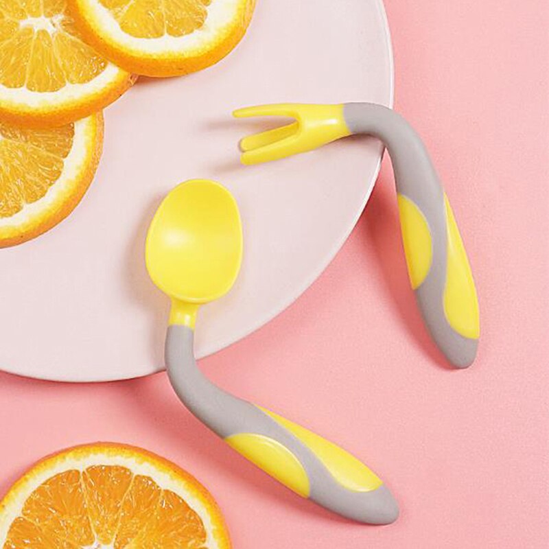 Safety Food Silicone Gel Spoon Baby Learn To Eat T... – Grandado