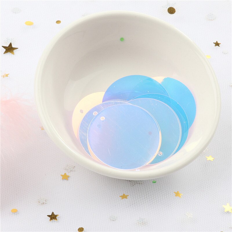 Transparent Sequin 60pcs 25mm Large Round Sequins ... – Grandado