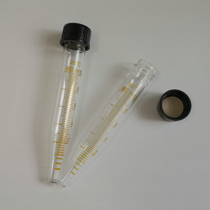 10 Pieces 10mL Glass Centrifuge Test Tube W/PP Scr... – Grandado