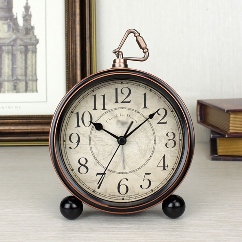 Retro Digital Alarm Clock Metal Children Bedside A... – Grandado