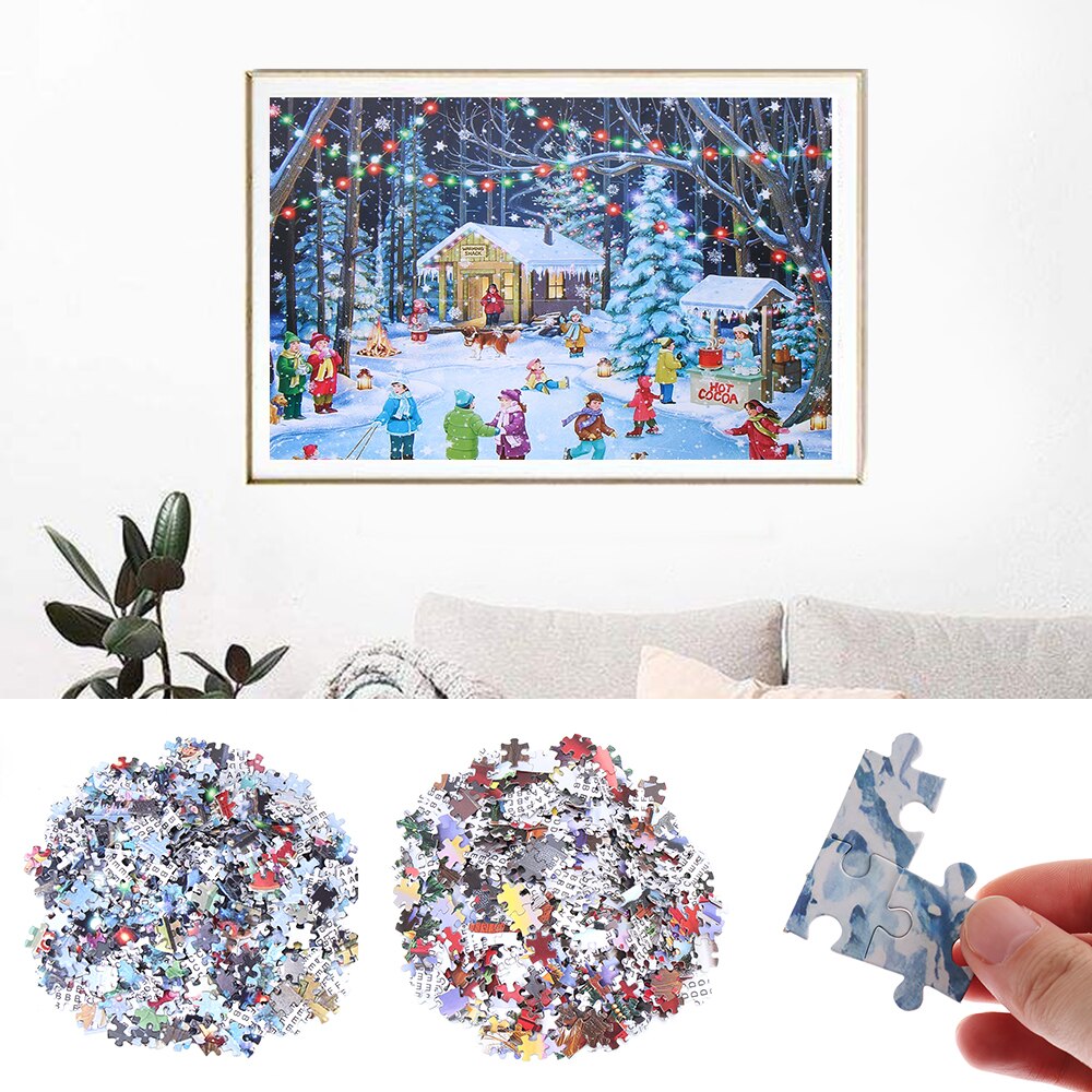 1000 Stuks/set Kerst Puzzel Kinderen Adult Xmas Sn... – Grandado
