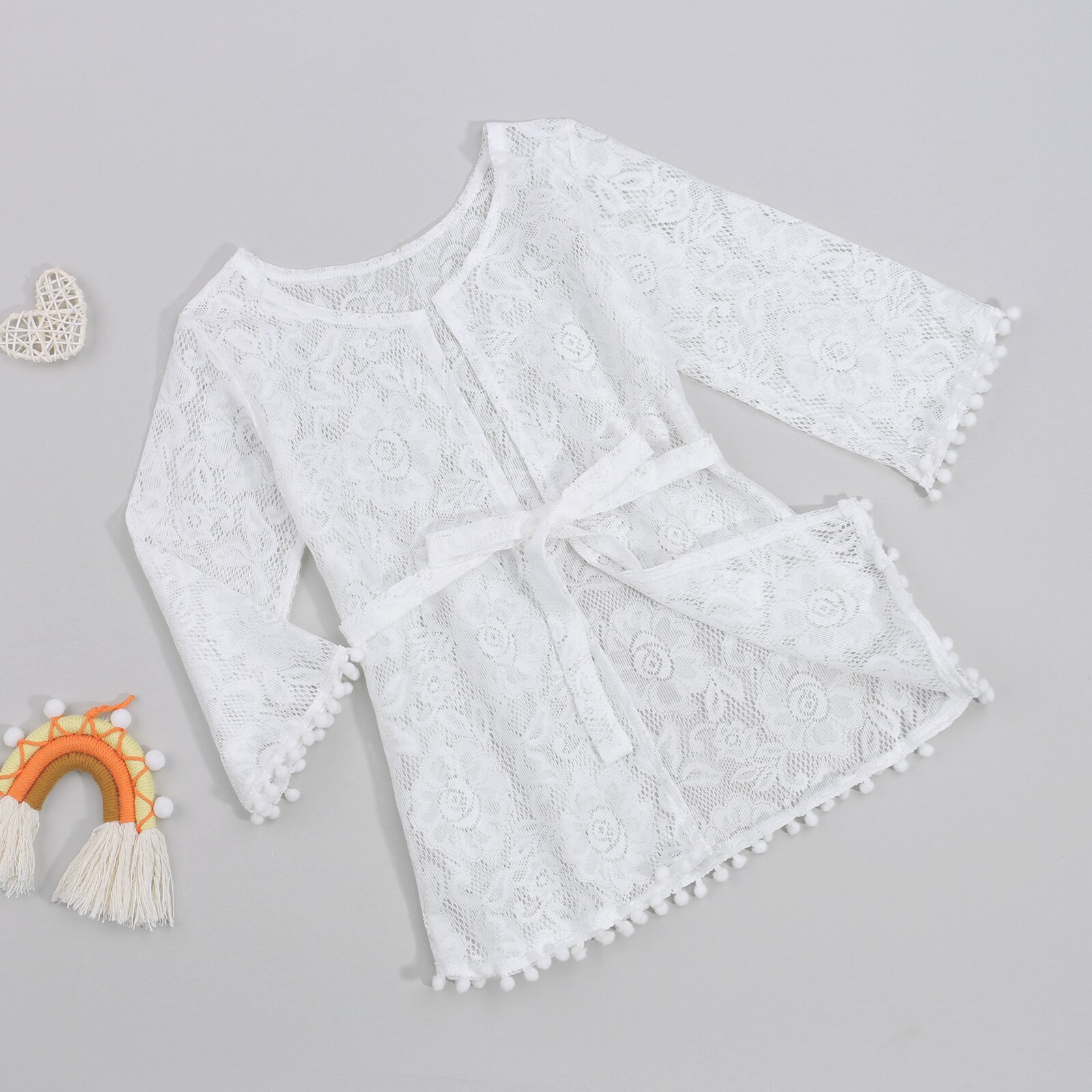 0-5 Years Baby Girls Swimwear Cover Ups Summer Flo... – Grandado