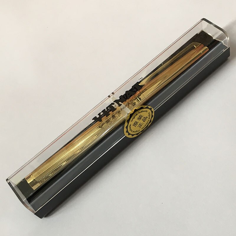 Luxury Metal Gold Medium Nib Fountain Pen Decorati... – Vicedeal