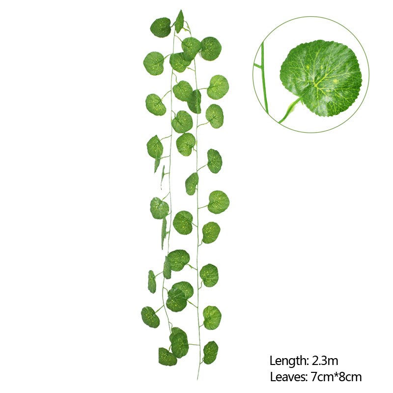 1/2/3/5pcs 2.3m Artificial Ivy Leaf Plants Vine Gr... – Grandado