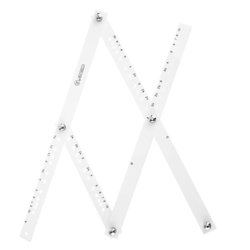 34cm Scale Drawing Ruler Pantograph Folding Ruler ... – Grandado