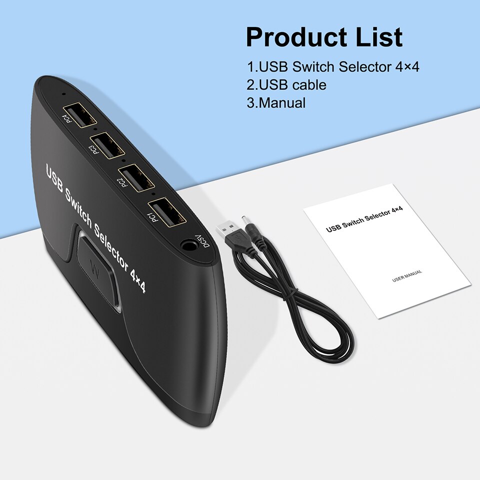 Usb kvm switch usb 2.0 switcher kvm switch för win... – Grandado