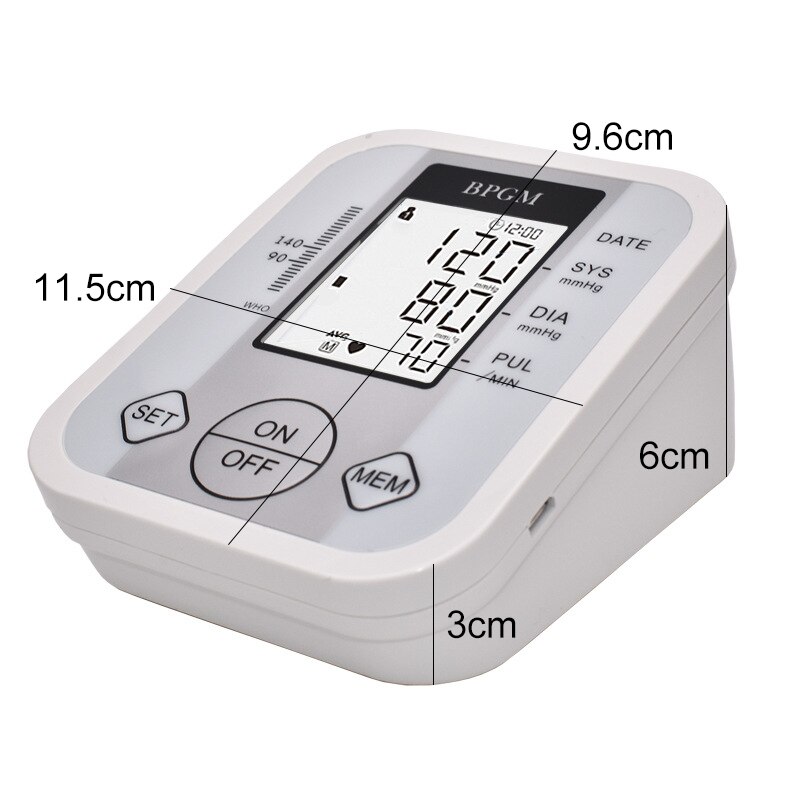 Povihome Arm Automatische Blutdruck Monitor BP Blu... – Grandado