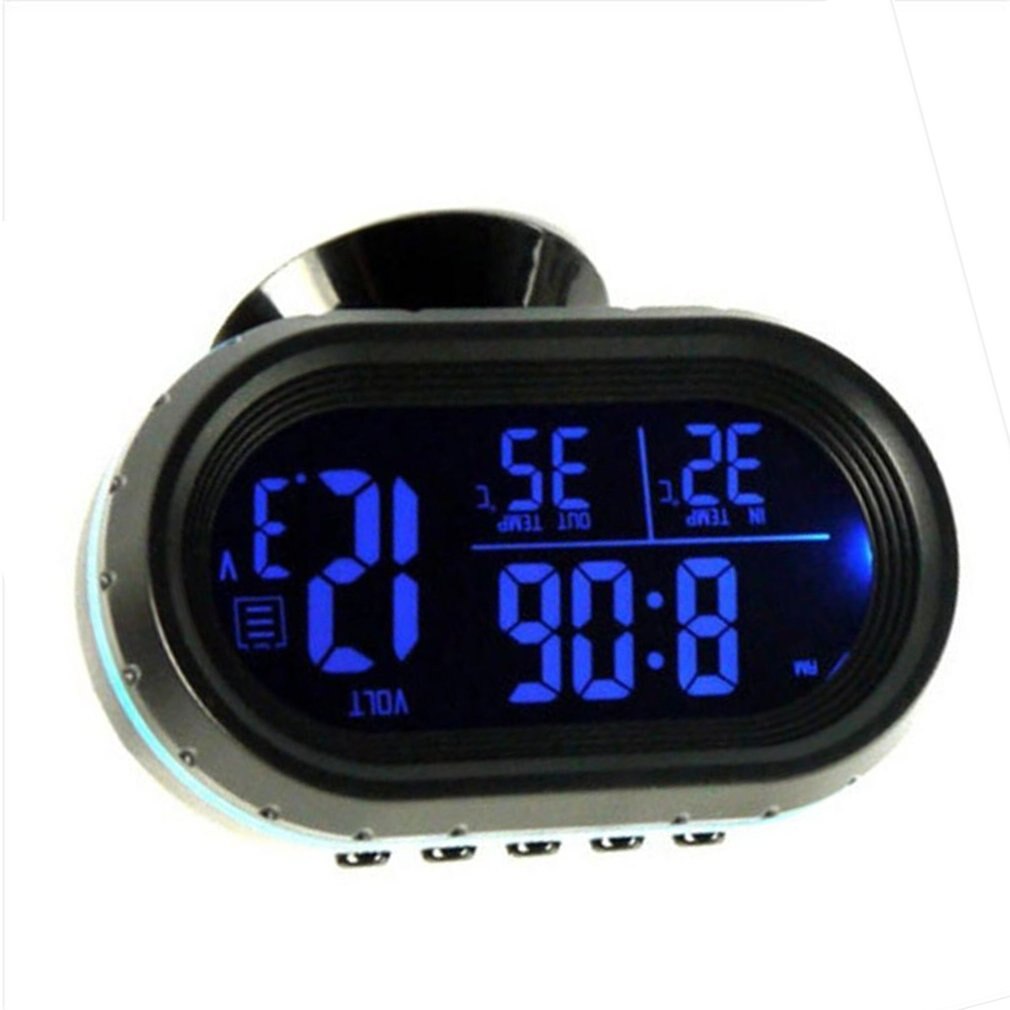 Auto Thermometer Digitale Klok Auto Klok Led Verli... – Grandado