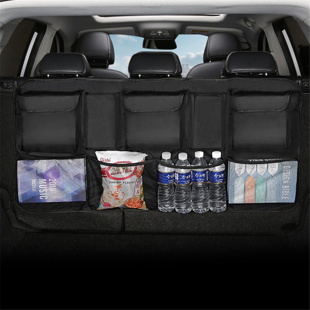 Car Rear Seat Back Storage Bag Multi Hanging Nets ... – Vicedeal