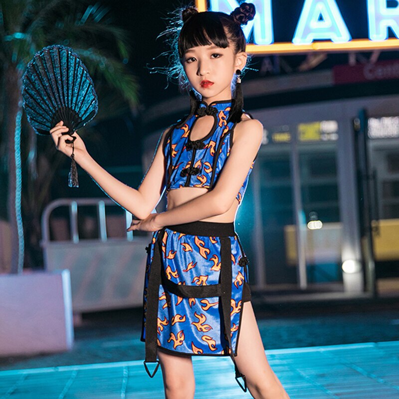 Girls Jazz Dance Costumes Children Hip Hop Clothin... – Vicedeal