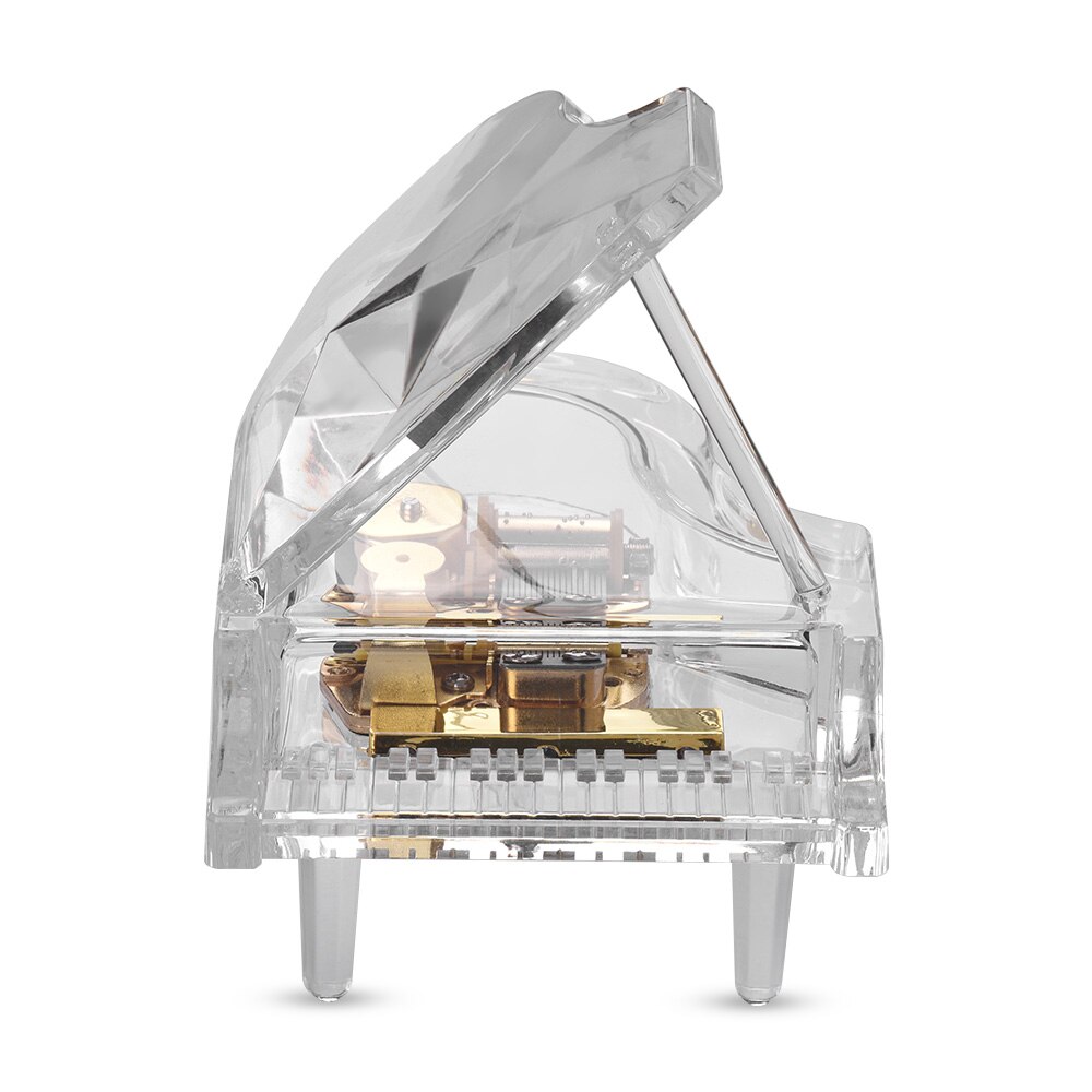 Mechanical Wind-up Piano Shape Music Box with RGB ... – Vicedeal