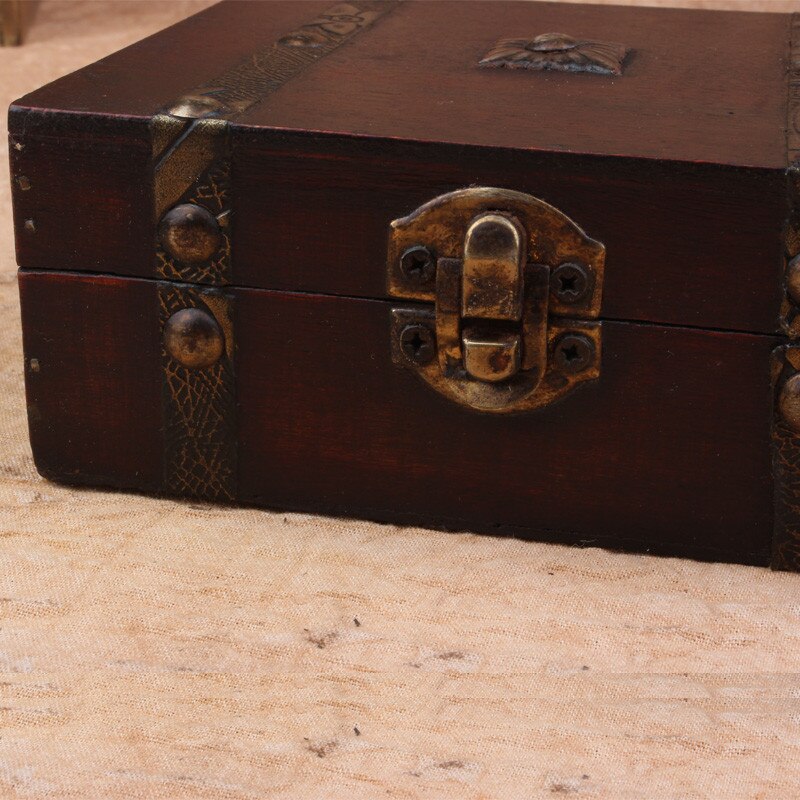 Wooden Jewelry Box Vintage Europe Trinket Jewelry ... – Grandado