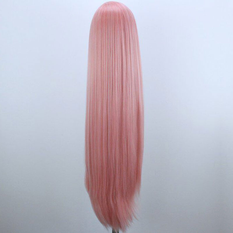 Bombshell Peach Pink Straight Hand Tied Synthetic ... – Vicedeal