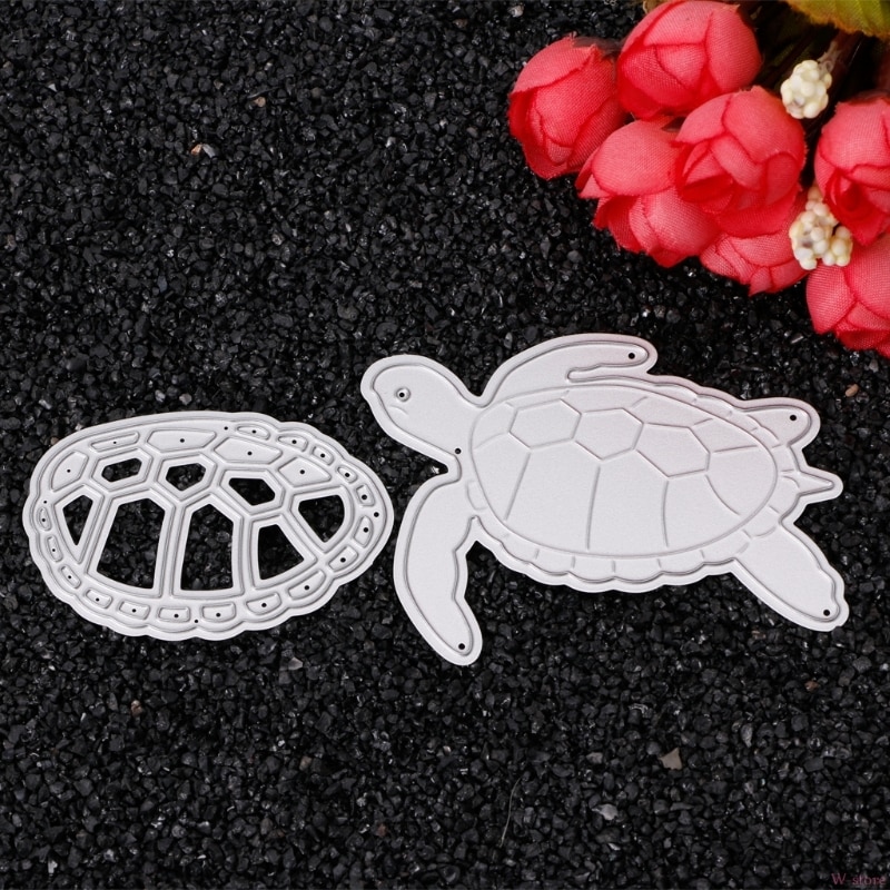 Turtle Metal Cutting Dies Stencil DIY Scrapbook Al... – Grandado