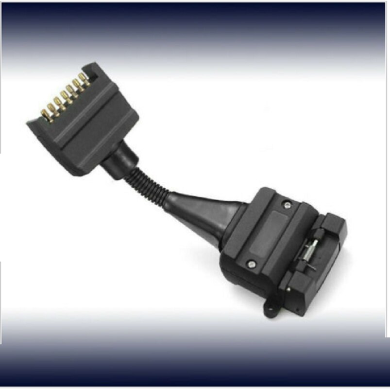 12-Pin Female Socket To 7-Pin Flat Plug Trailer Ad... – Grandado