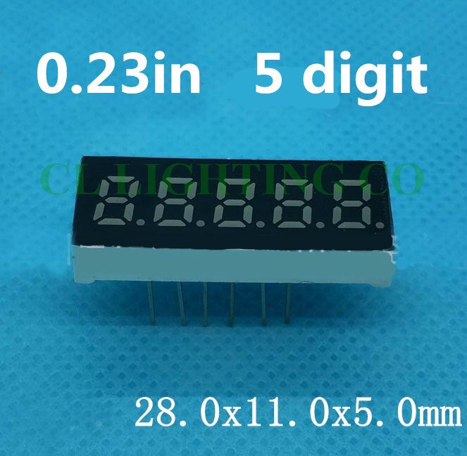 Factory 5 Bit Common cathode 0.23" 0.23in Digital ... – Grandado