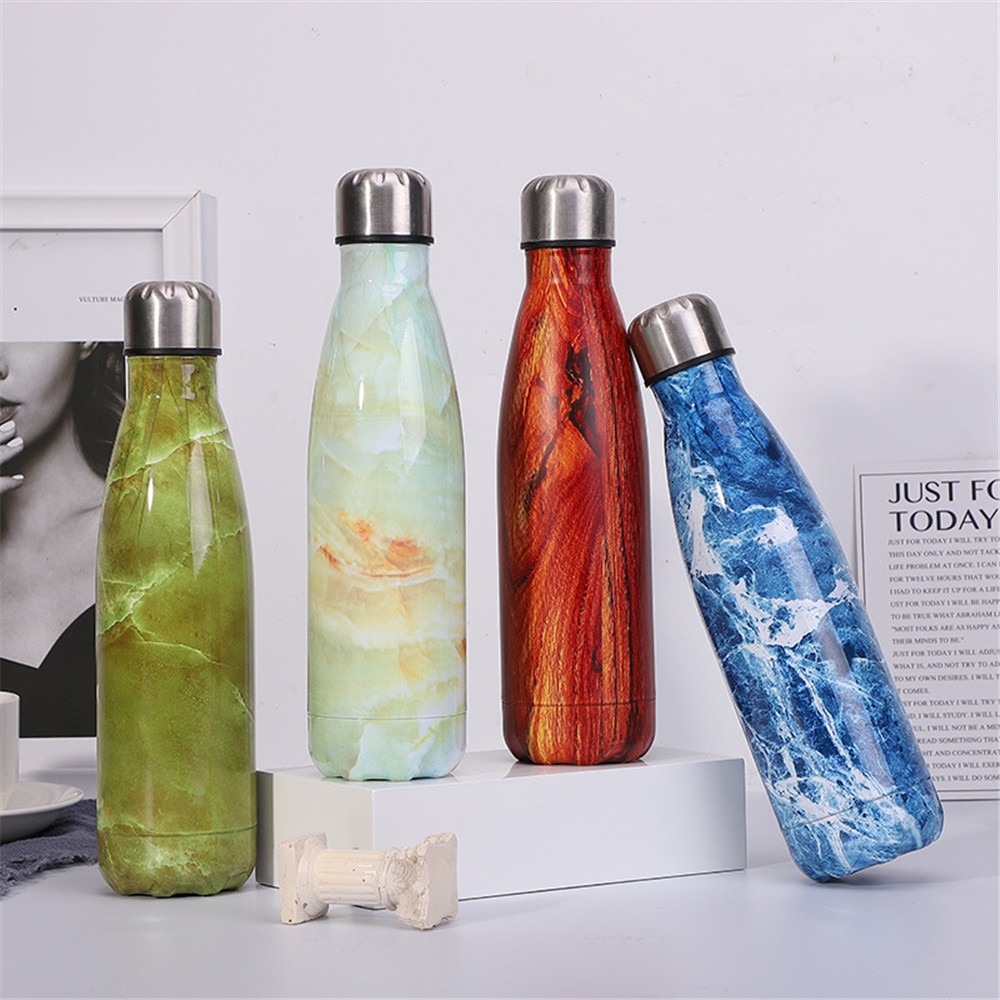 Creatieve Water Fles BPA Gratis Thermos Marmeren T... – Grandado