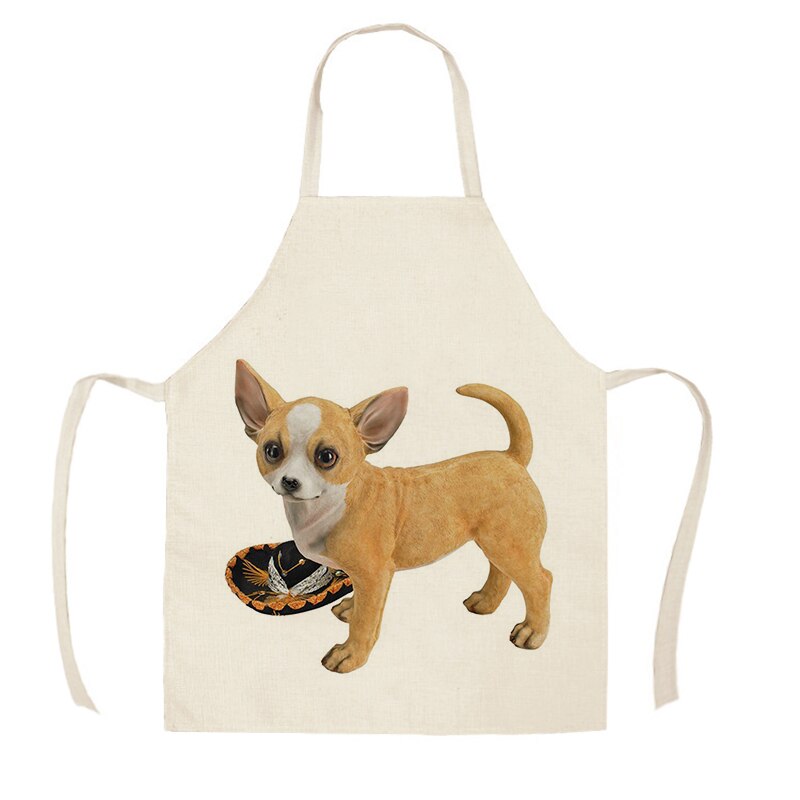Pet Chihuahua Dog Kitchen Aprons Unisex Dinner Coo... – Vicedeal
