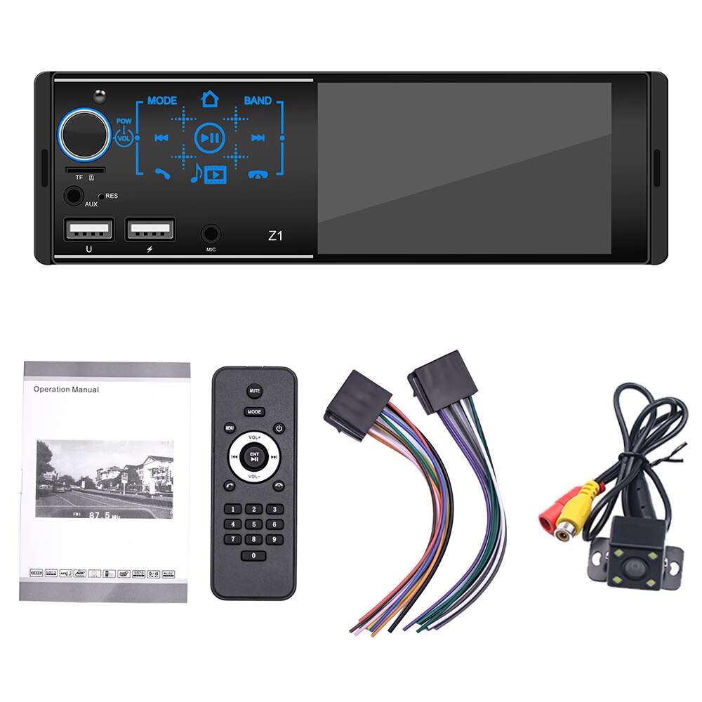 Car MP5 Player 1 Din 4.1" Touch Screen Auto FM Ste... – Grandado