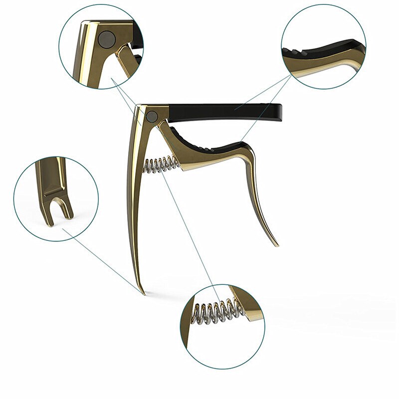 1Pc Alloy Universal Electric Folk Guitar Capo Tuni... – Grandado