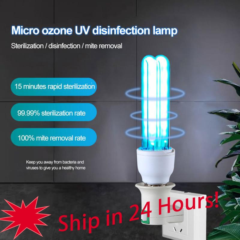Portable 20W E27 UVC Light Tube Bulb Effective Dis... – Vicedeal