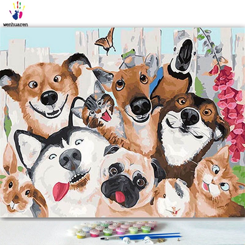 DIY colorings pictures by numbers with colors Lots... – Grandado