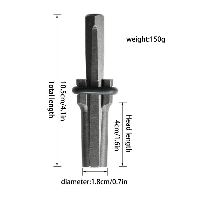 10 Set 5/8 Inch Stone Splitter Plug Wedges Feather... – Grandado