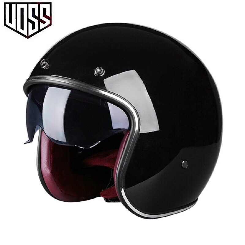 Mode Voss Vintage Moto Cross Moto Rcycle Helm Helm... – Vicedeal