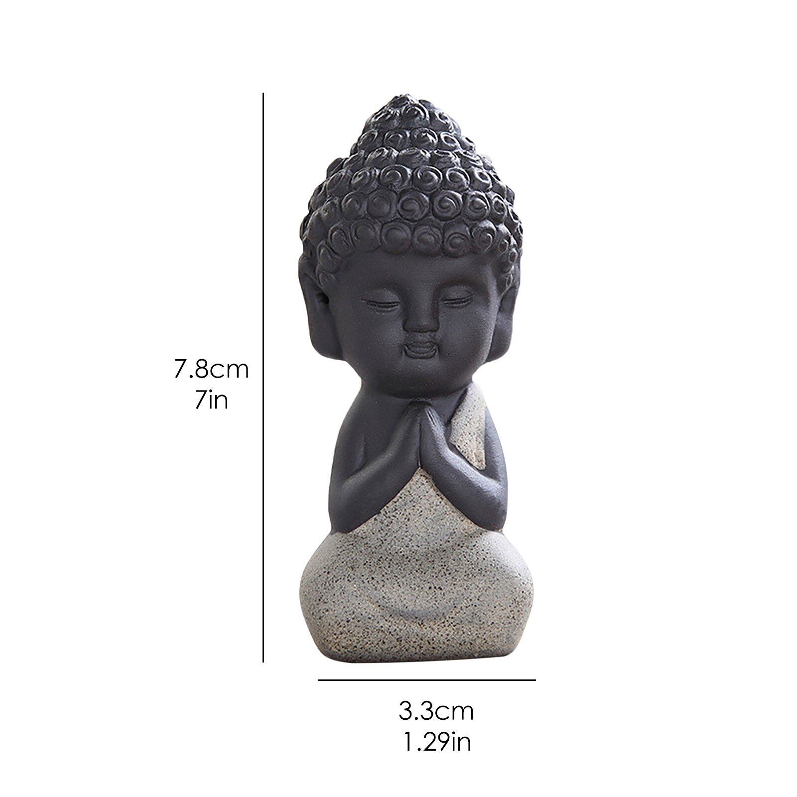 30# Ceramic Buddha Statue Small Buddha Statue Deco... – Vicedeal