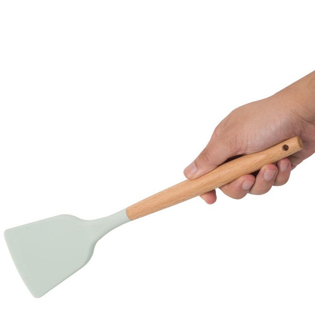 Creatieve Keuken Siliconen Houten Handvat Gereedsc... – Grandado