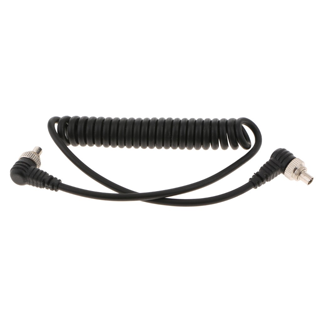 Male to Male Flash PC Sync Cable Cord with Screw L... – Vicedeal