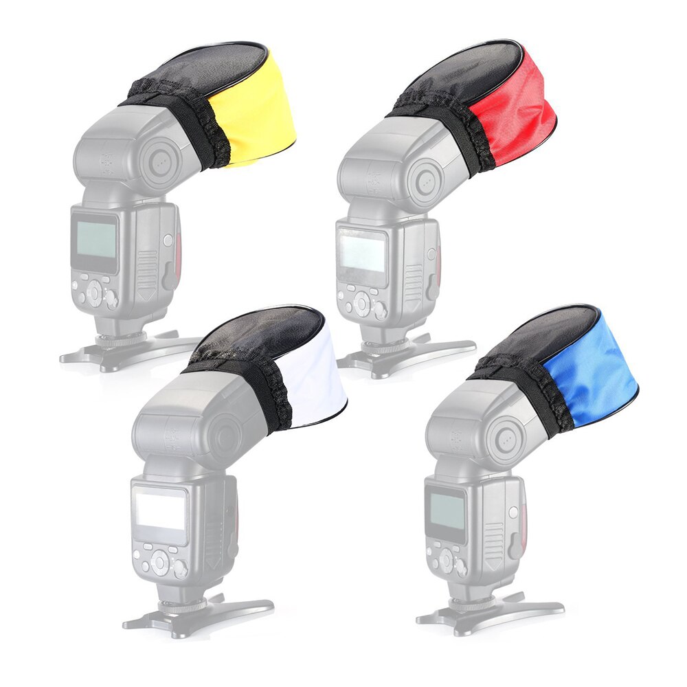 4 Color Universal Foldable Soft Screen Flash Diffu... – Vicedeal