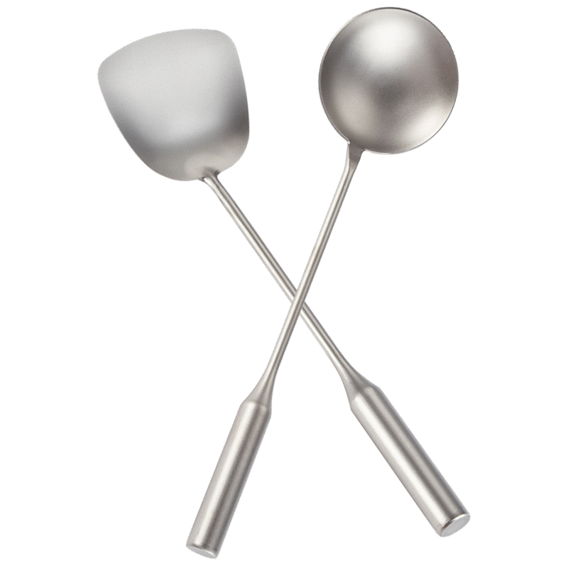 Pure Titanium Wok Spatel en Lepel Hittebestendige ... – Vicedeal